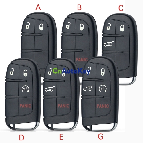 CN087038 2/3/4/5 Button Smart Remote Key M3N40821302 Fob 433MHz For ...