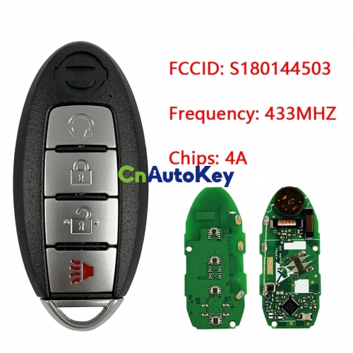 CN027078 Nissan Kicks 2018+ Smart Key, 4Buttons, KR5TXN3 S180144503 ...