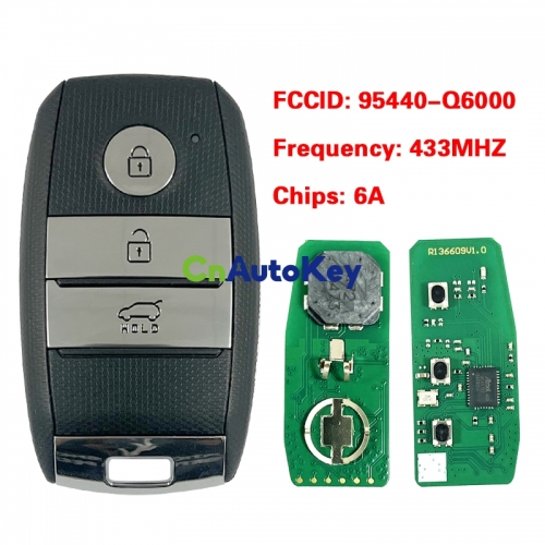 CN051128 Genuine KIA Seltos 2020 Smart Remote Key 3 buttons 433MHz FCC ...