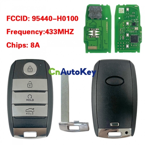 CN051261 Replacement PCB Board 4Button Smart Remote Key FOB 433MHZ 8A ...