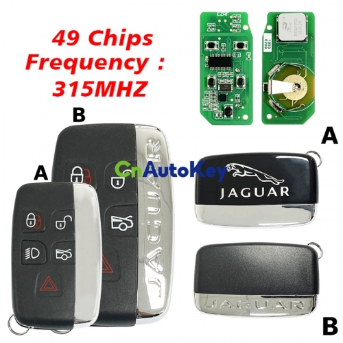 CN025001 for Oem Jaguar Xj Xjl Xf Remote Control 5 Button Smart Key ...
